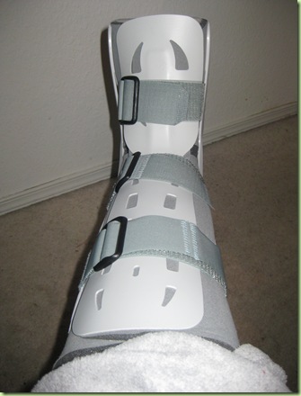 Northwest Ladybug: From a purple cast to a Darth Vader boot